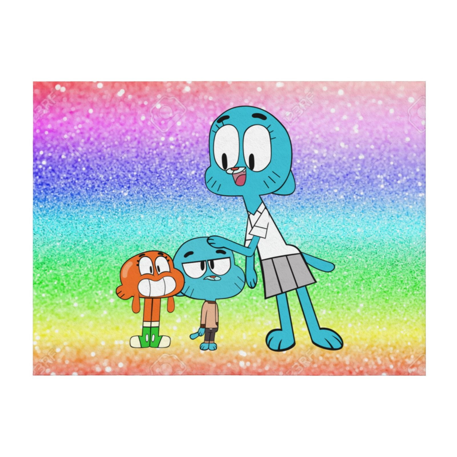 The Amazing World Of Gumball Flannel Blanket Soft Lightweight Plush ...