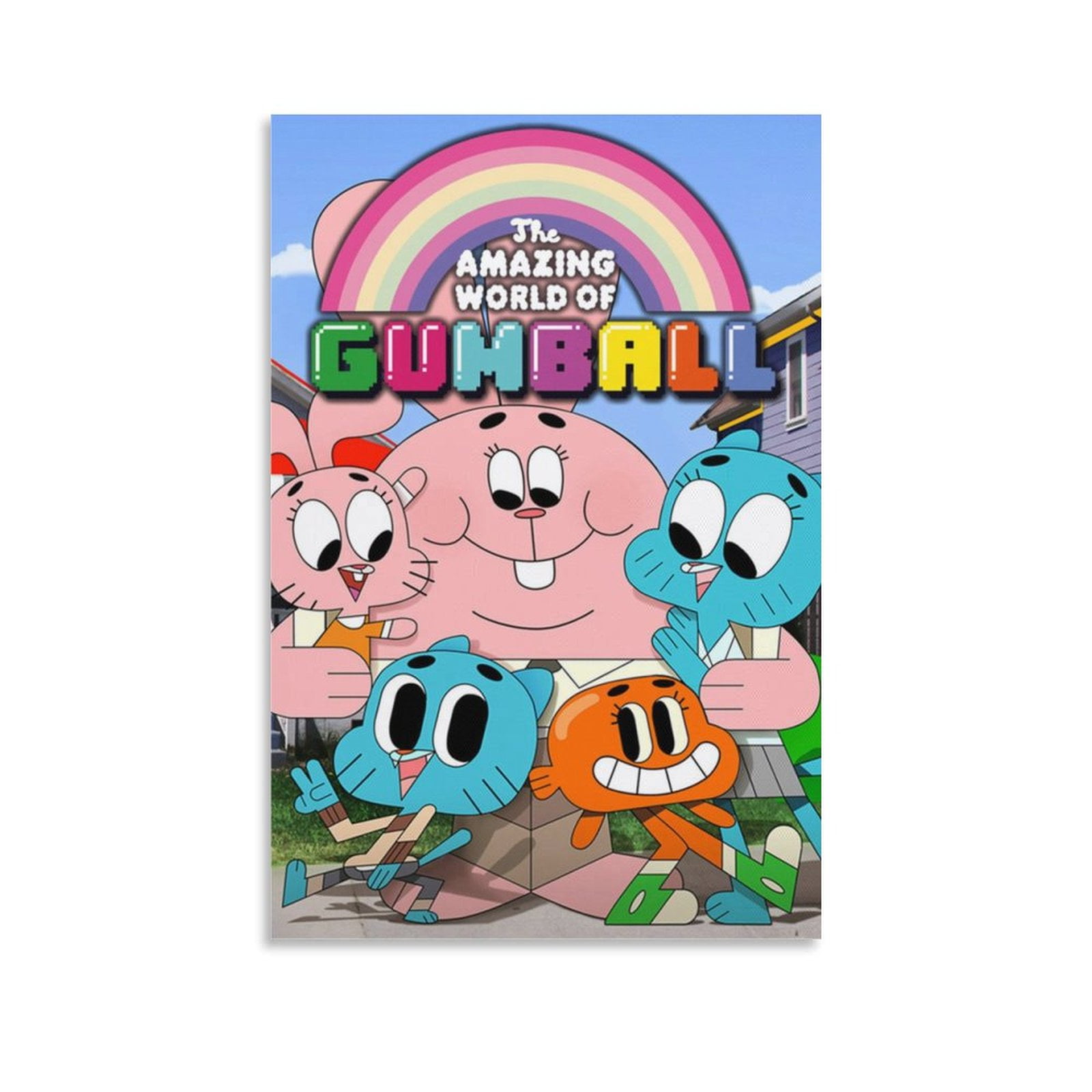 The Amazing World of Gumball Anime Poster Posters Wall Art Painting ...