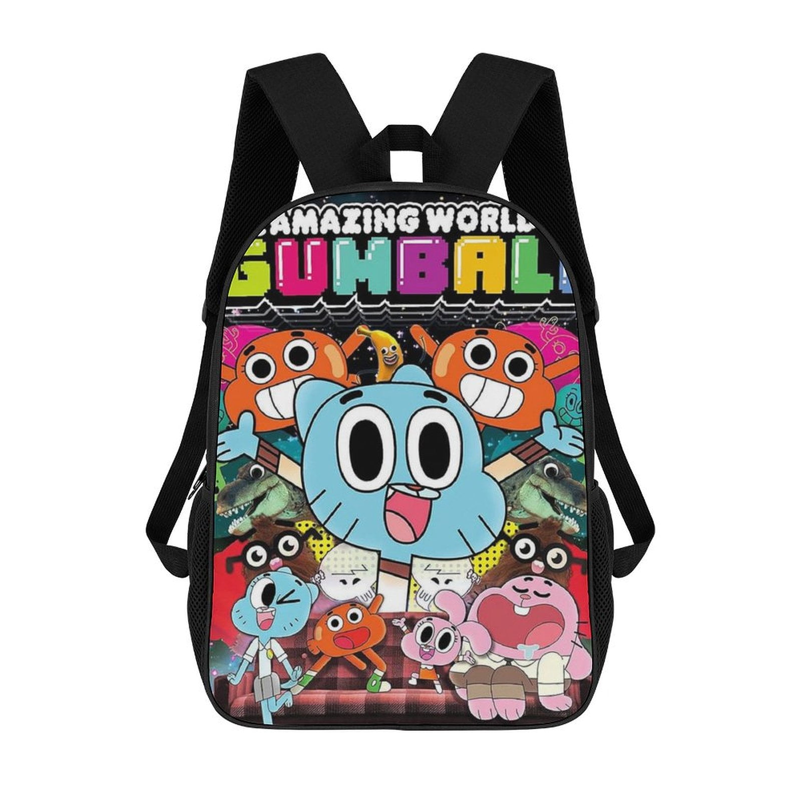 The Amazing World of Gumball Backpack 3D Printed School Bookbag Casual ...