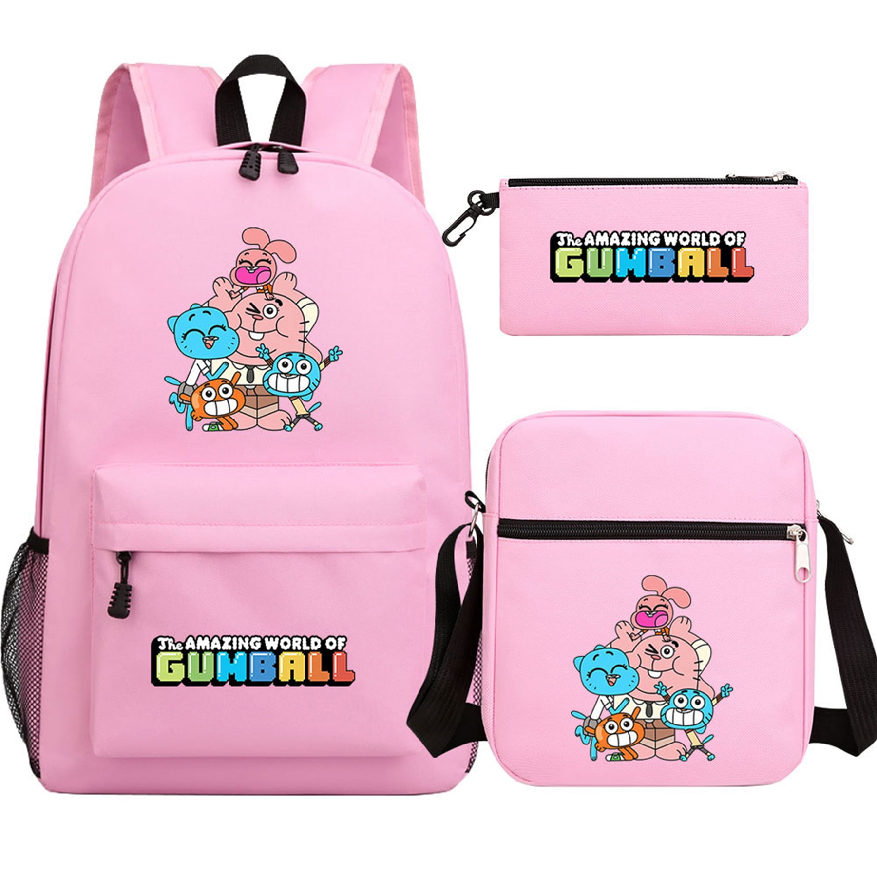 The Amazing World of Gumball Backpack+Shoulder Bag+Small Case Student 3 ...