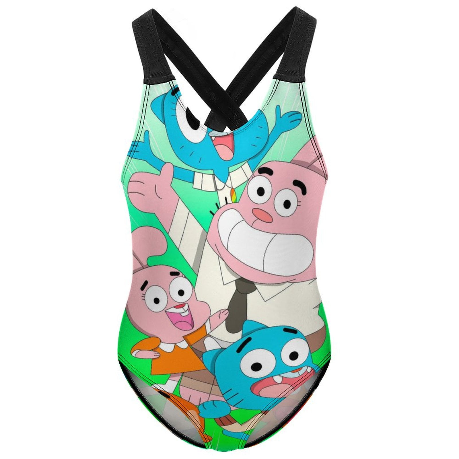 The Amazing World of Gumball Characters Children's One-piece Swimsuit ...