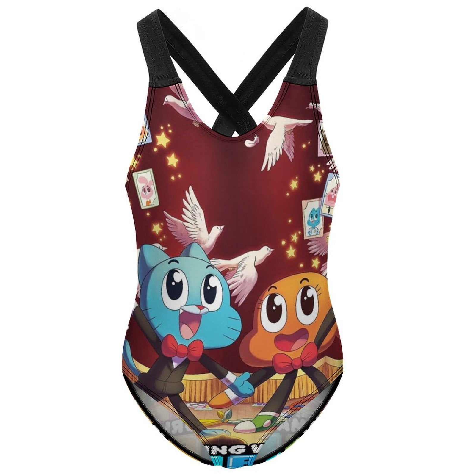The Amazing World of Gumball Children's One-piece Swimsuit Summer Girl ...