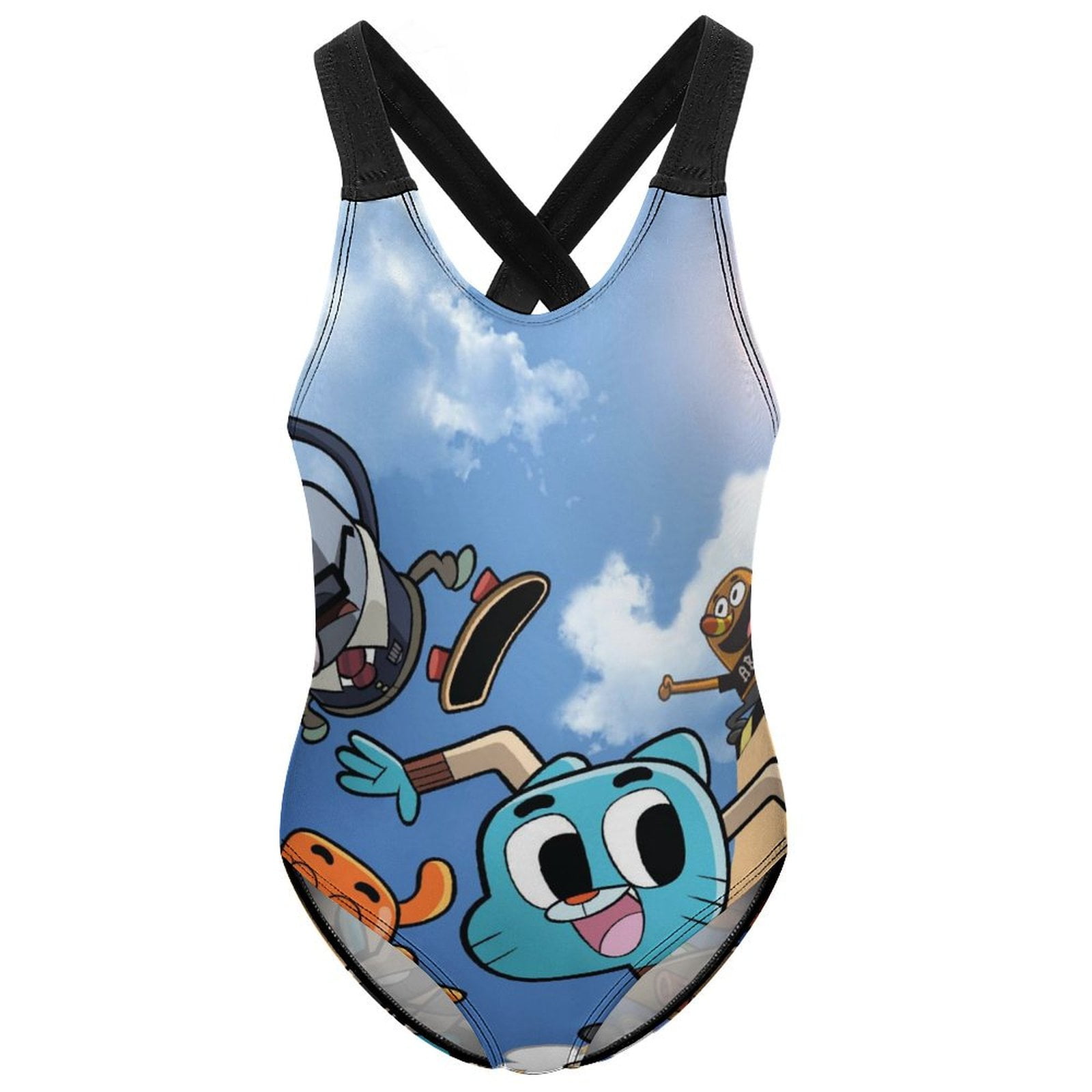 The Amazing World of Gumball Children's One-piece Swimsuit Summer Girl ...