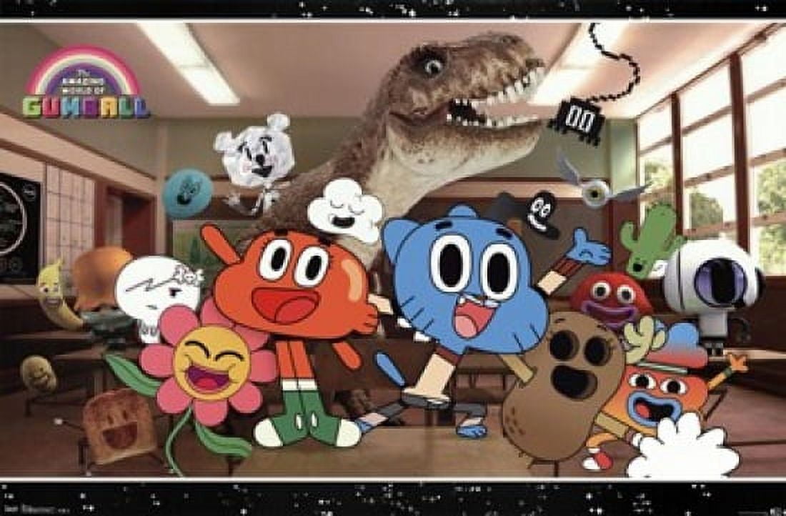 The Amazing World of Gumball - Class Laminated Poster Print (36 x 24 ...