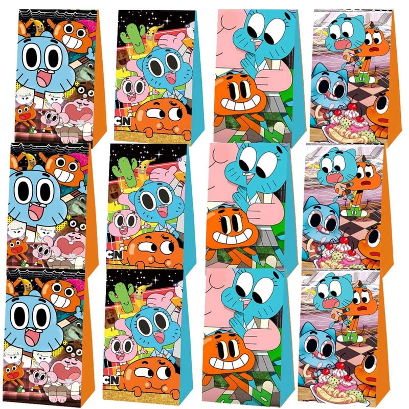 The Amazing World of Gumball Goodie Bags Party Favor Candy Decorations ...