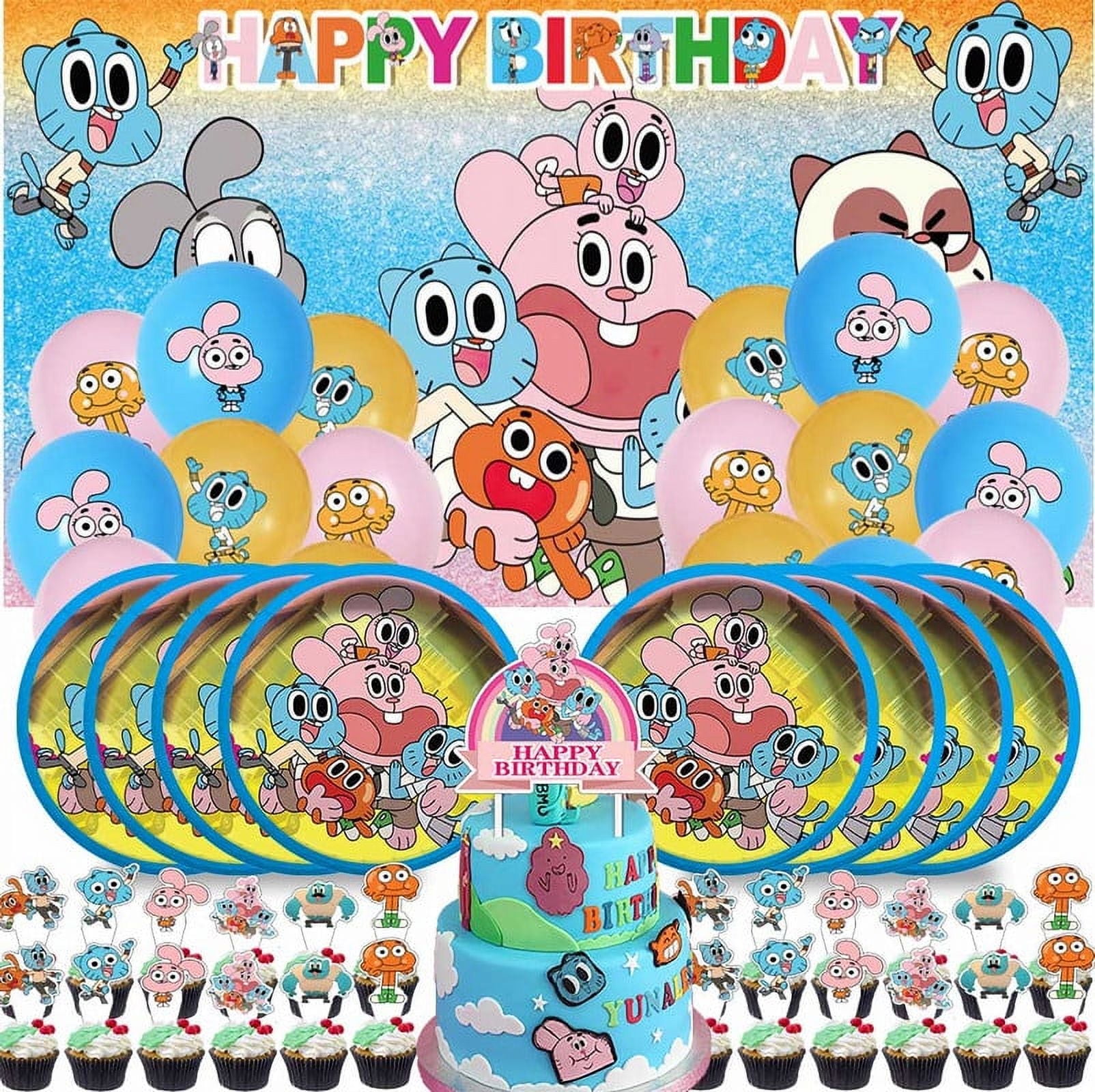 The Amazing World of Gumball Party Supplies Plates Decorations Birthday ...