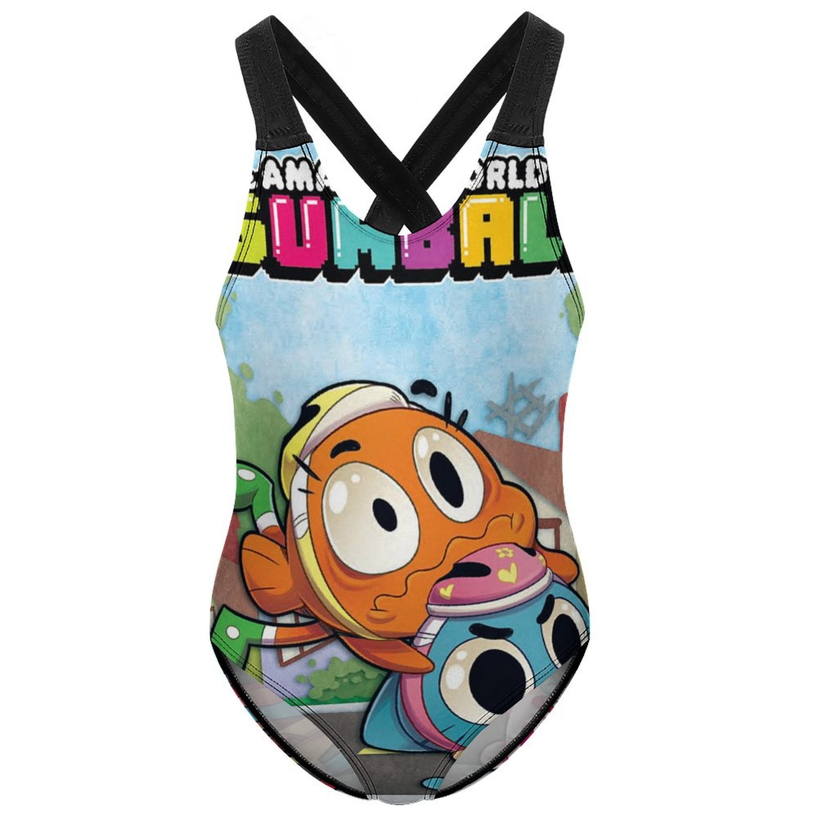 The Amazing World of Gumball Poster Children's One-piece Swimsuit ...