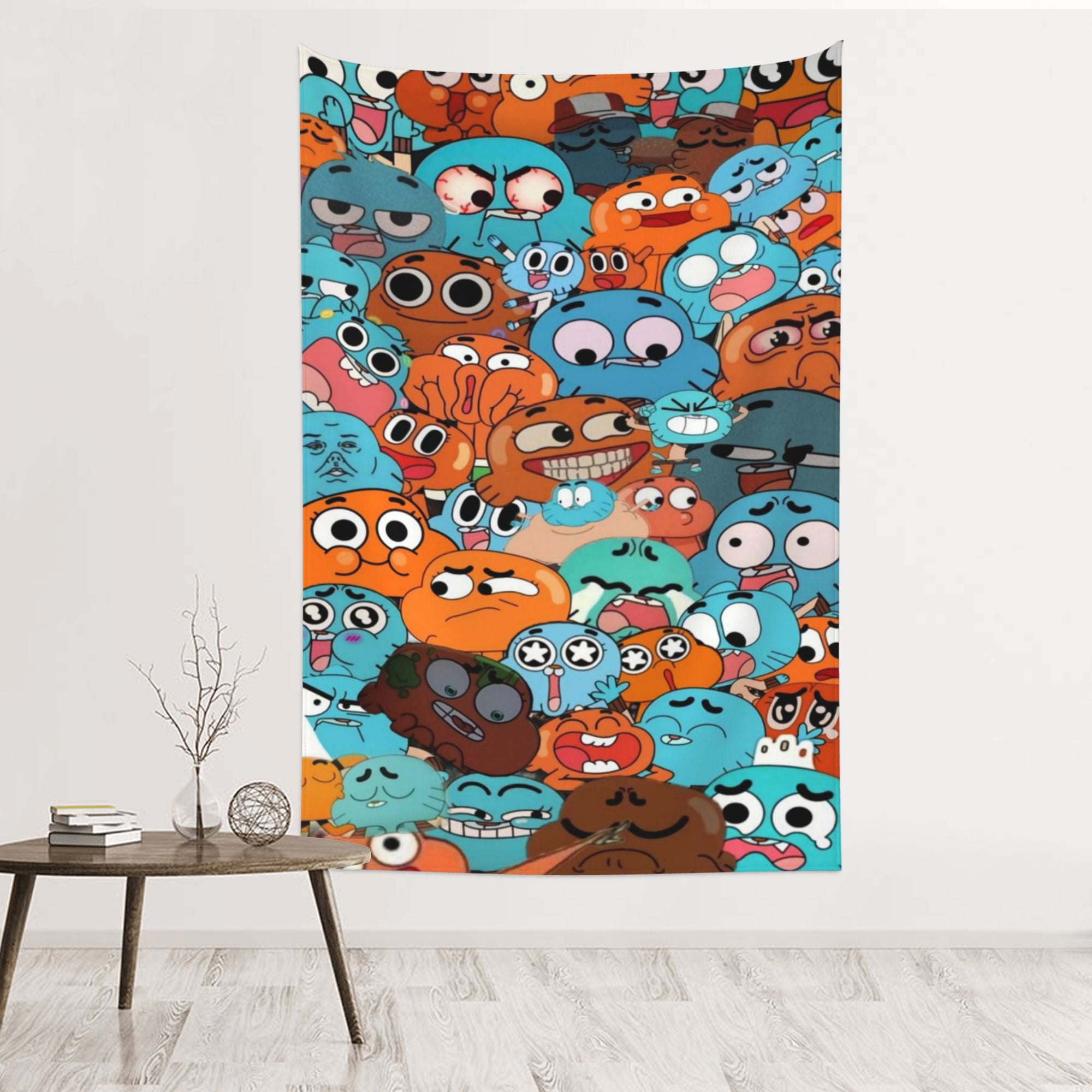 The Amazing World of Gumball Tapestry for Men, Boys Bedroom Living Room ...