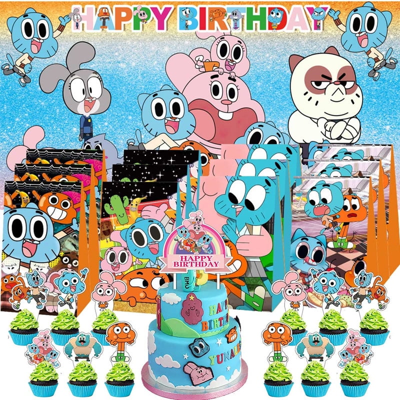The Amazing World of Gumball Treat Bags Candy Decorations Party Favor ...