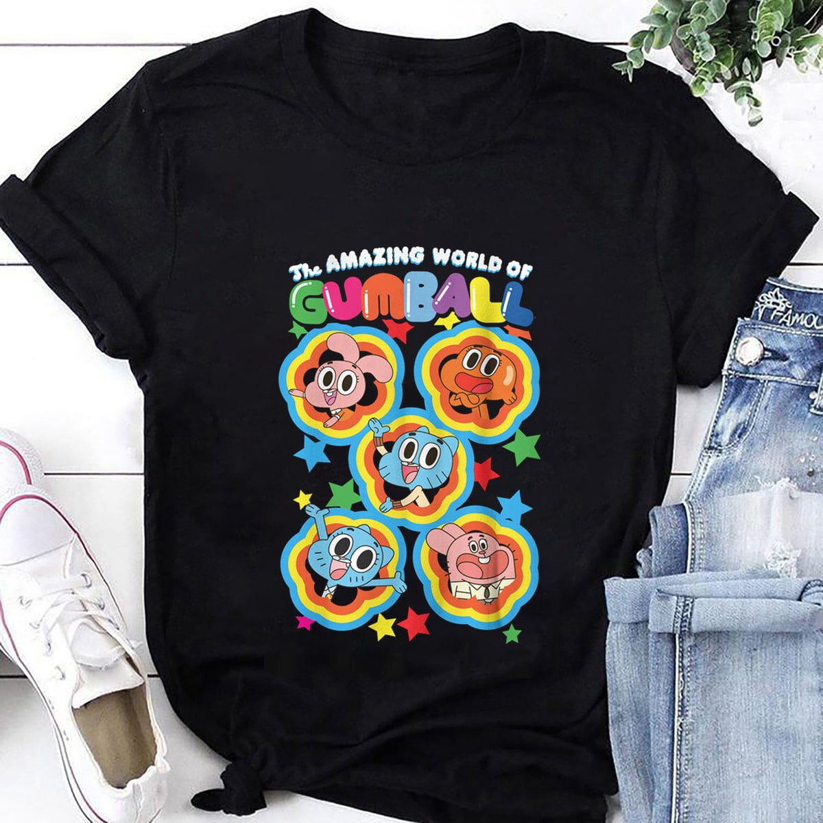 The Amazing World of Gumball Watterson Family Stars T-Shirt, The ...