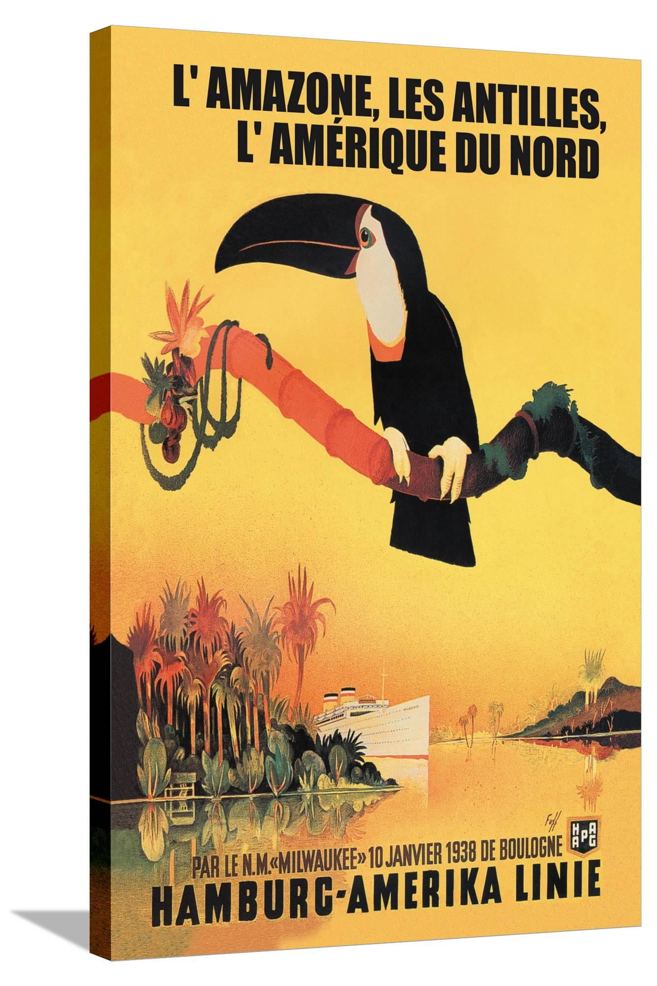 Art.com The Amazon, Antilles, and North America: Hamburg-Amerika Cruise ...