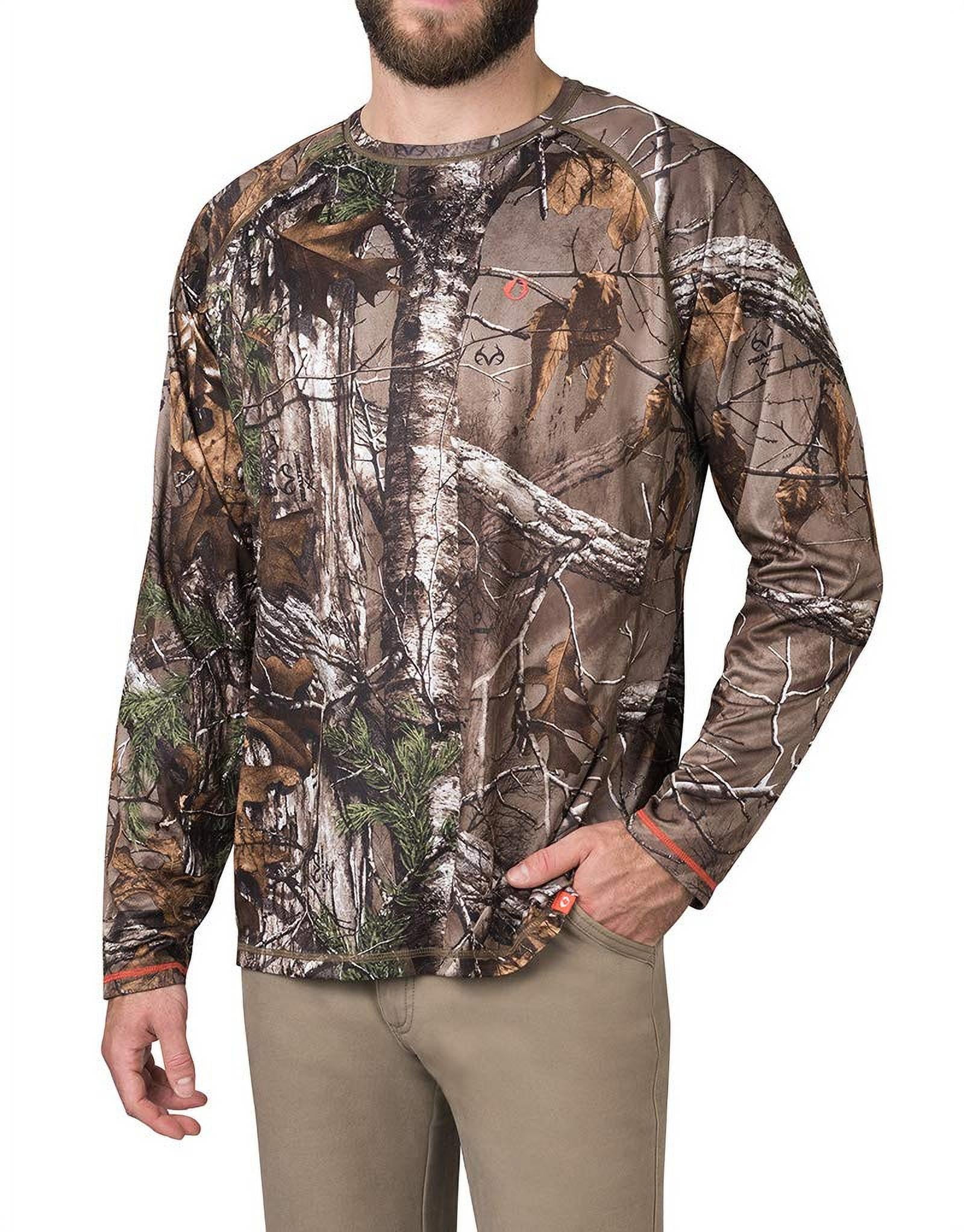 The American Outdoorsman Camo Long Sleeve Crew In Realtree Xtra Camo ...