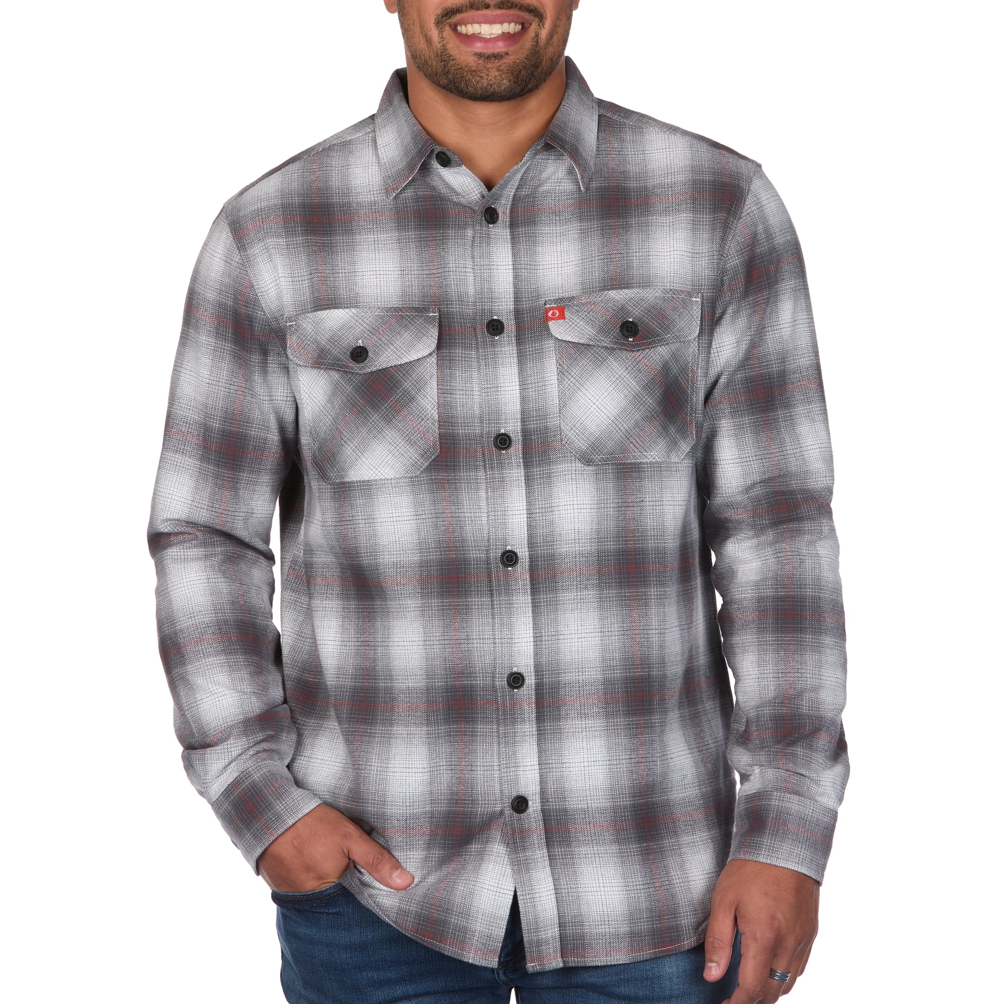 The American Outdoorsman Men's Long Sleeve Button Down Heavyweight ...