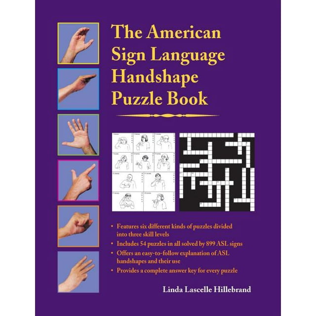 The American Sign Language Handshape Puzzle Book (Paperback) - Walmart.com