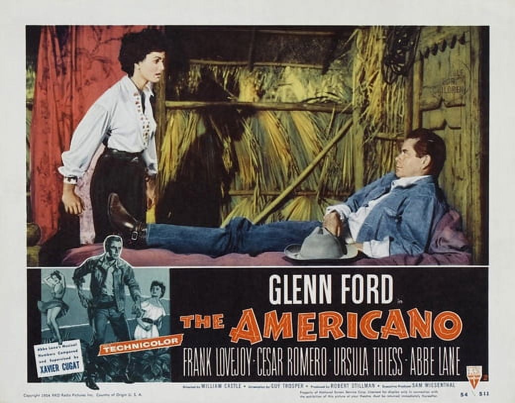 The Americano - movie POSTER (Style A) (11" x 14") (1955) - Walmart.com