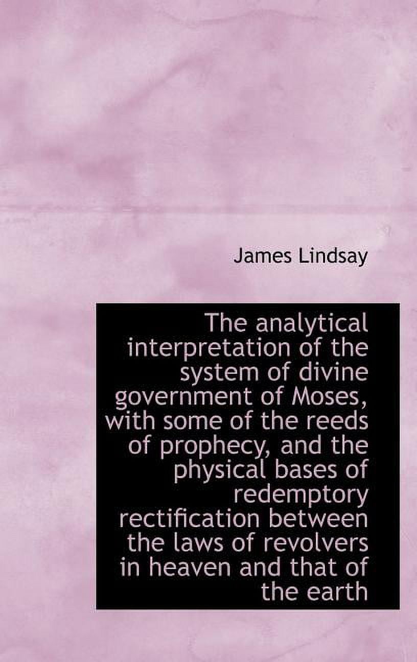The Analytical Interpretation of the System of Divine Government of ...