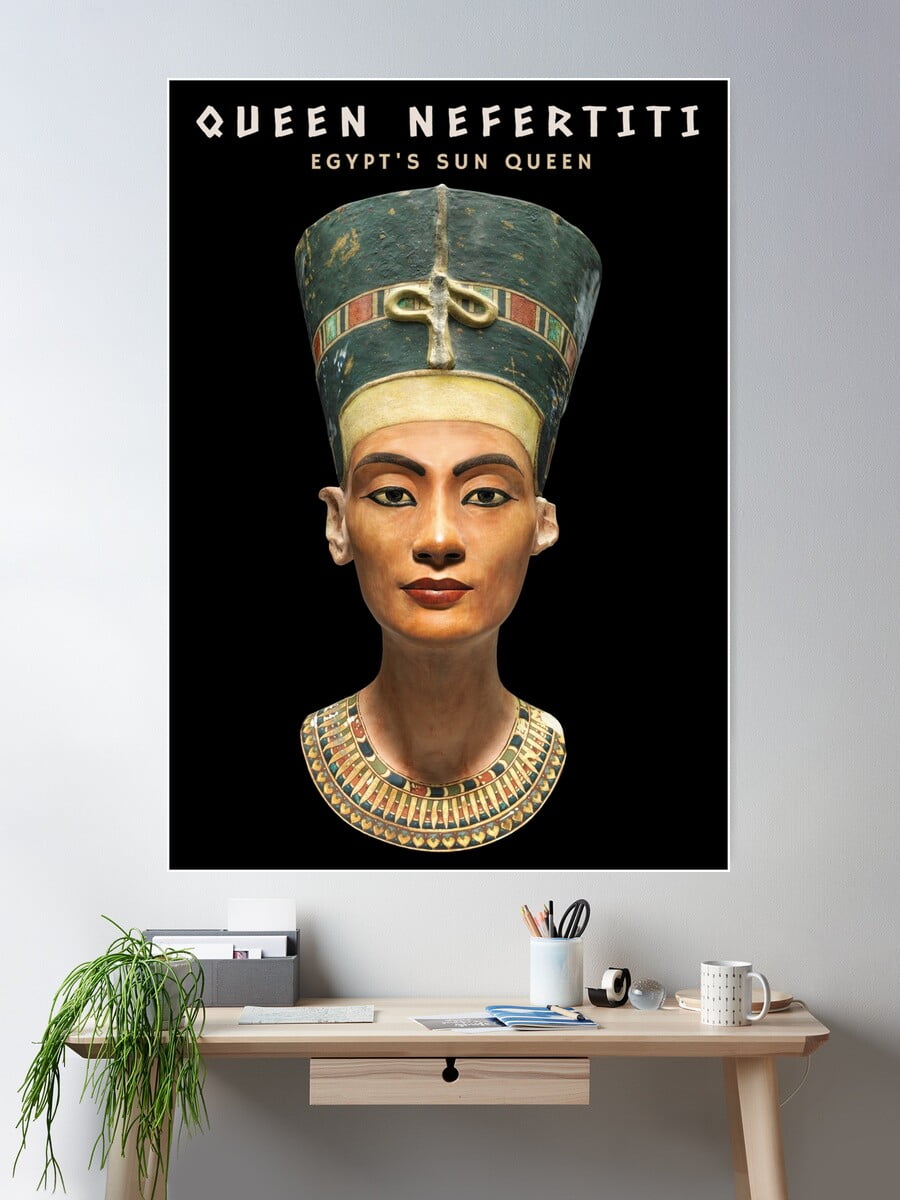 The Ancient Egypt'S Sun Queen Poster Wall Art, Modern Wall Decor For ...