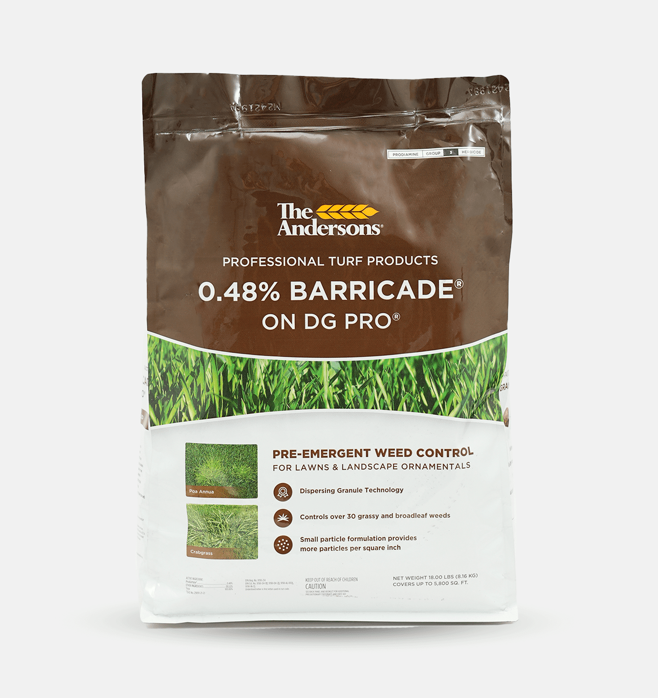 The Andersons Barricade Granular Pre-Emergent Weed Control, 18 lb ...