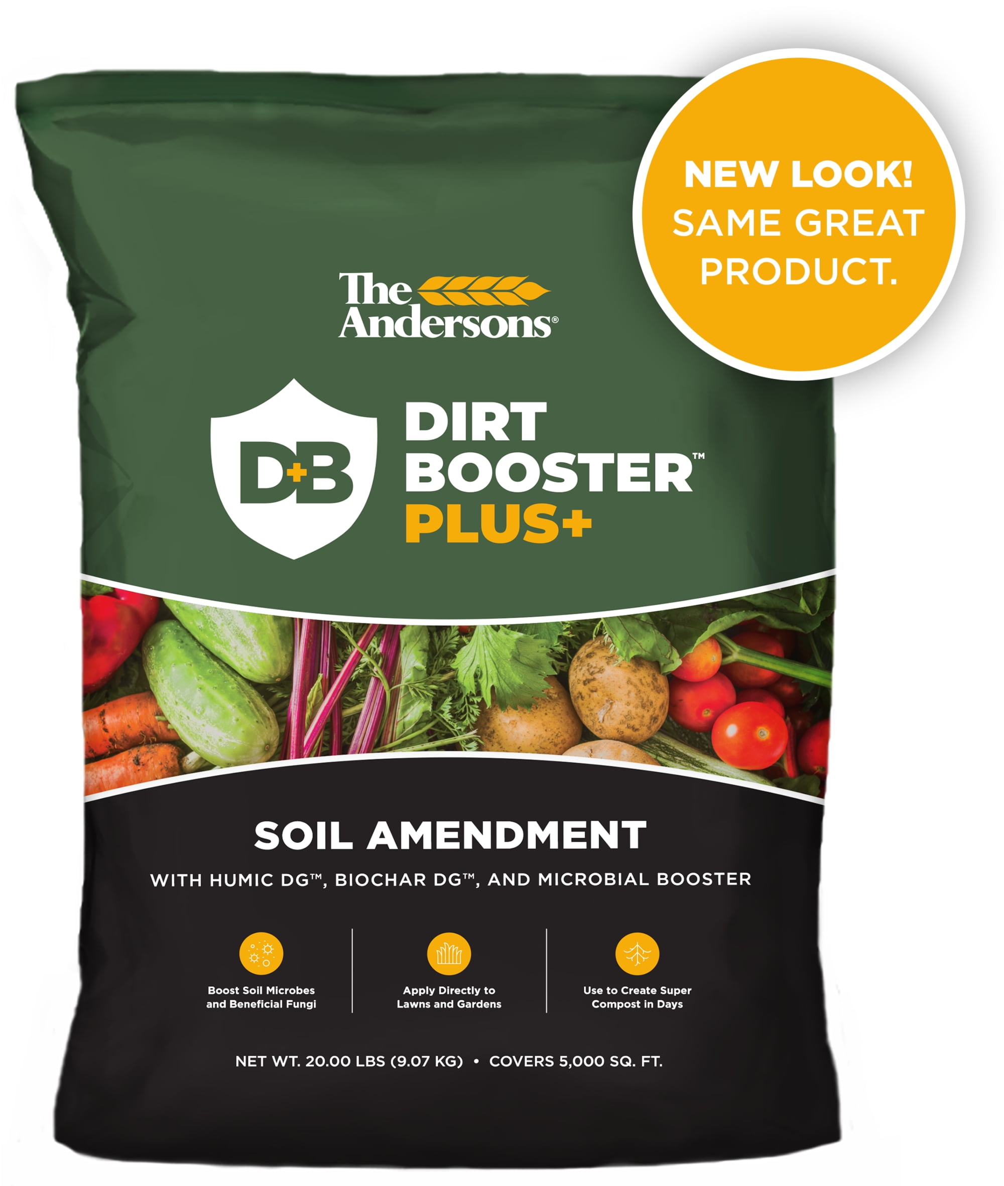 Dirt Booster 20lb- All-Natural Super Garden Compost Starter & Organic ...