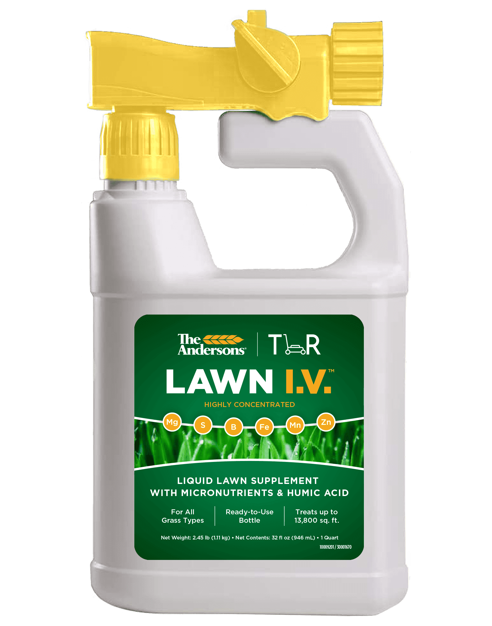 The Andersons Lawn I.V. Liquid Lawn Micronutrients (32 fl oz) Covers up ...