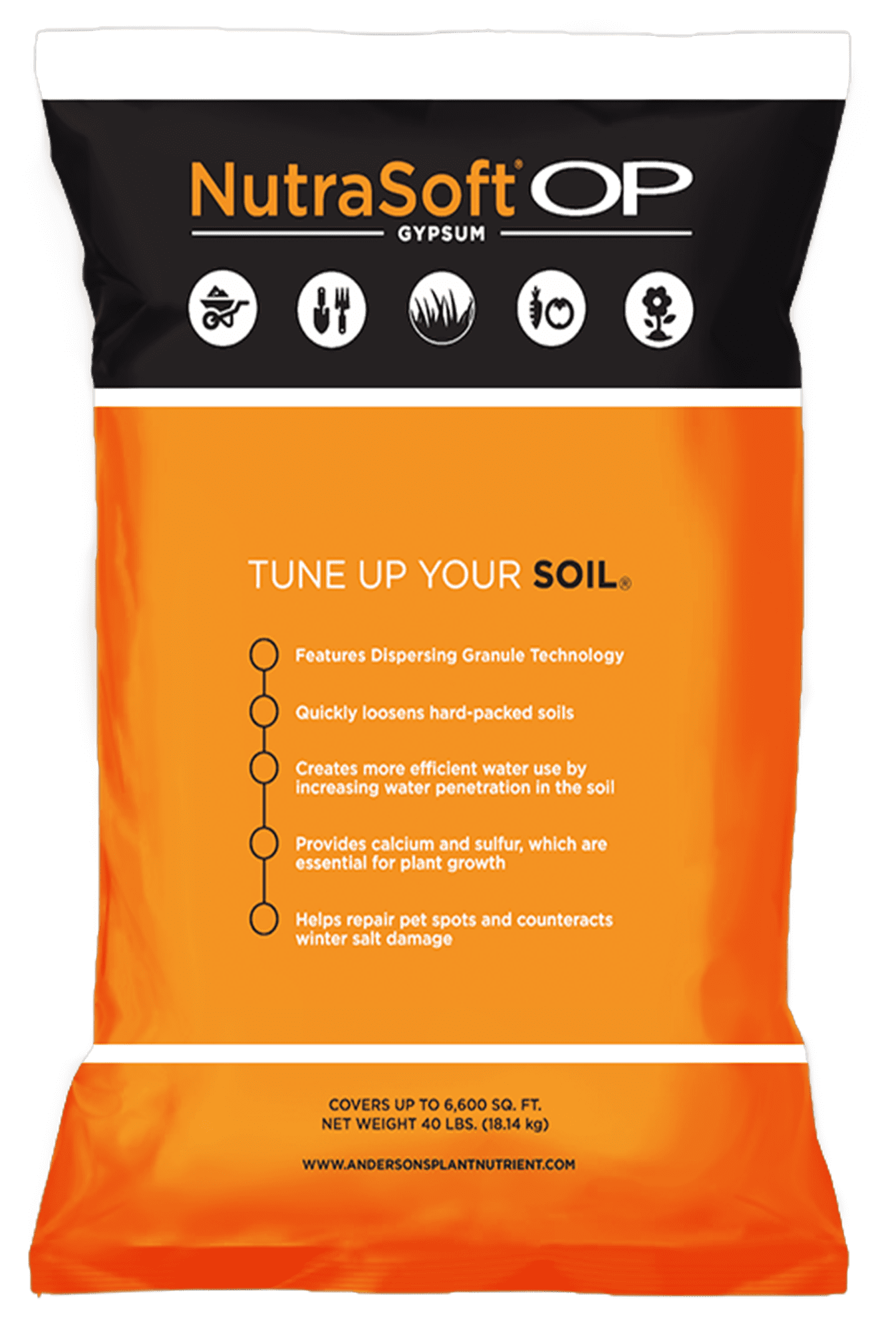 Andersons NutraSoft DG Pelletized Gypsum for Lawns, Gardens, Yards ...