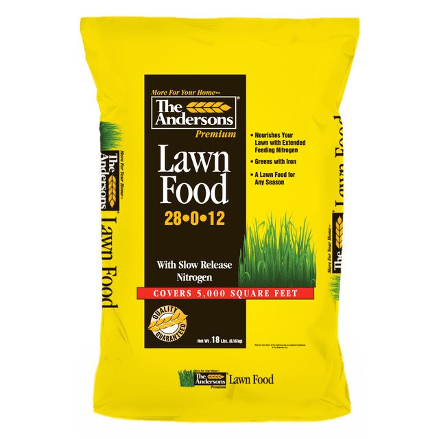 The Andersons Premium Lawn Food 28-0-12 Spring Summer Fertilizer, 5,000 ...