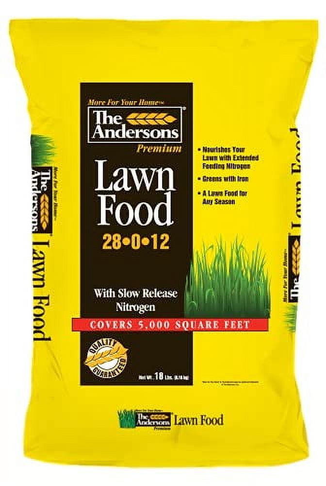 The Andersons Premium Lawn Food 28-0-12 Spring Summer Fertilizer 5,000 ...