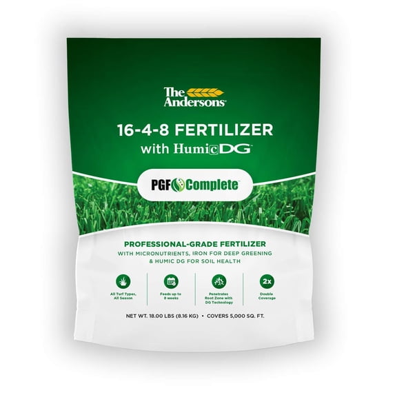 The Andersons Professional PGF Complete 16-4-8 Fertilizer with 7% Humic ...