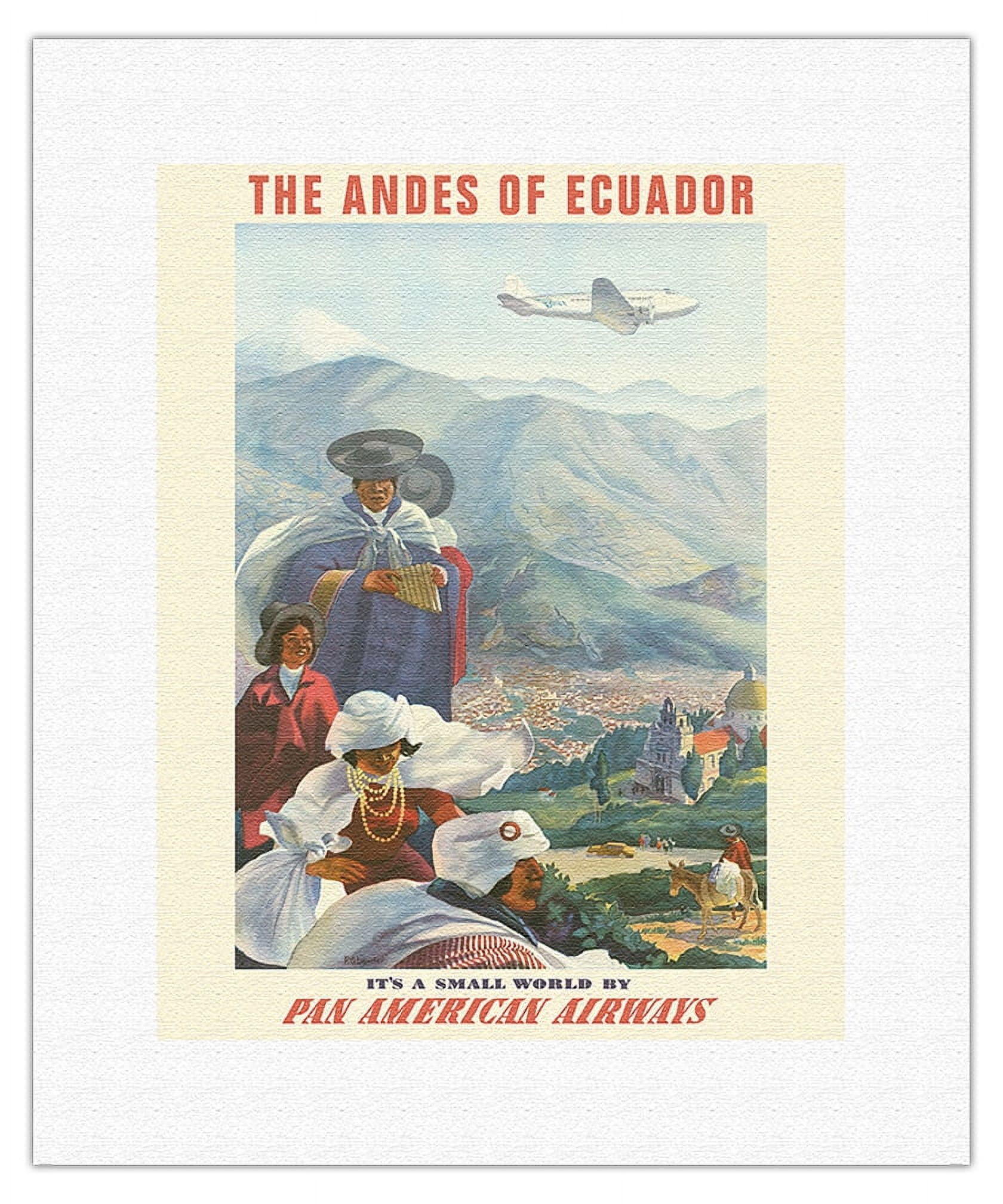 The Andes of Ecuador - South America - Pan American Airways (PAA ...