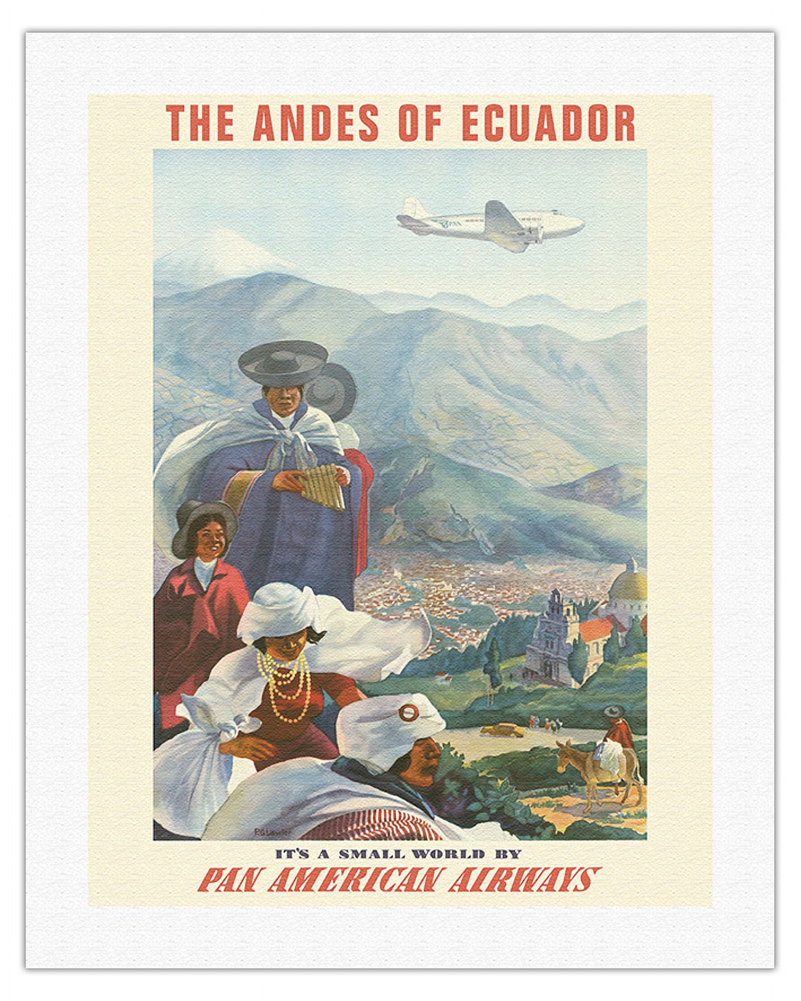 The Andes of Ecuador - South America - Pan American Airways (PAA ...