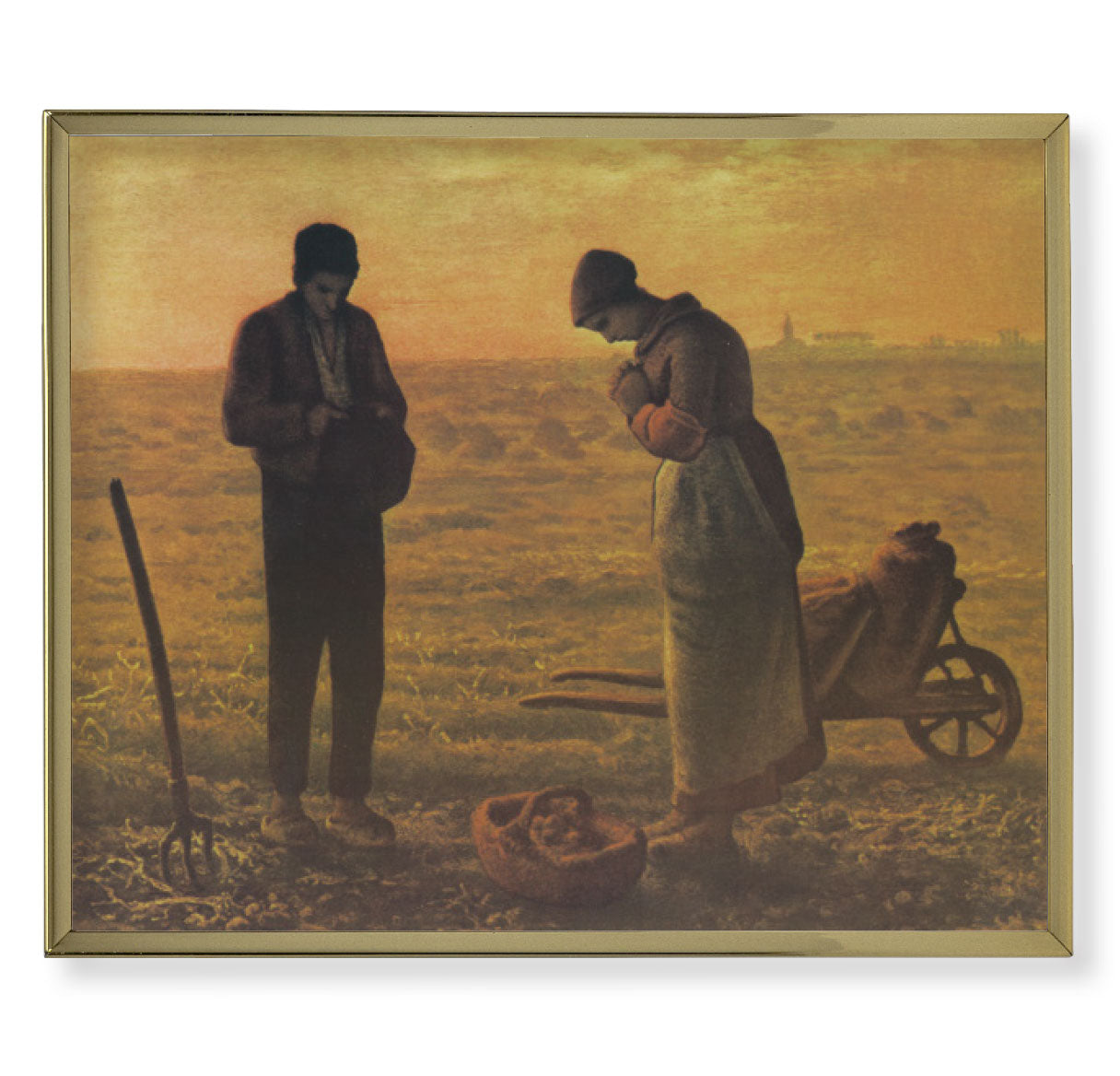 The Angelus Picture Framed Plaque Large, Gold Plaque Frame - Walmart.com