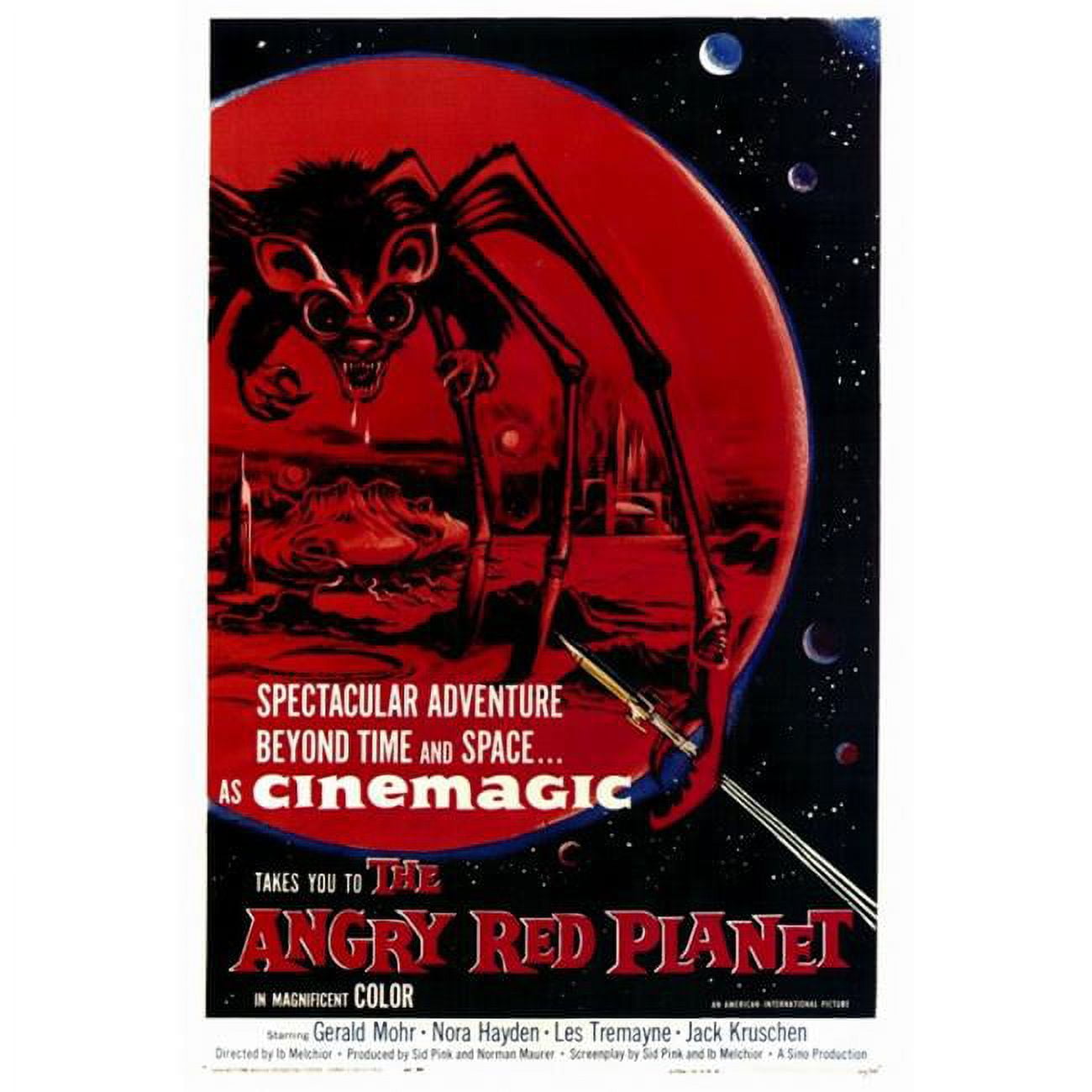The Angry Red Planet Movie Poster - 27 x 40 in. - Walmart.com