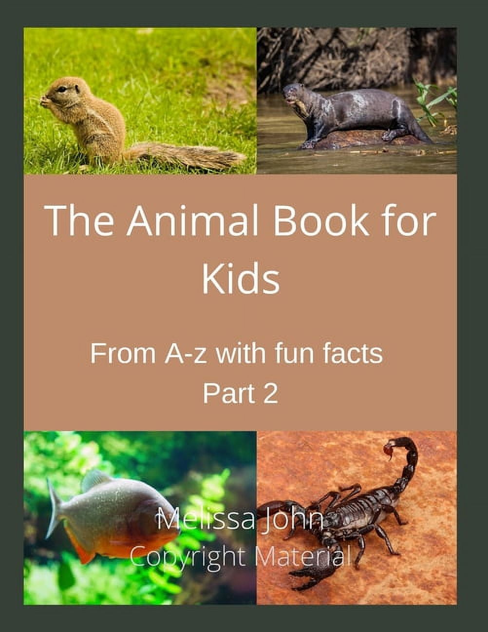The Animal Book for Kids:: From A-Z with fun facts Part 2 (Paperback ...