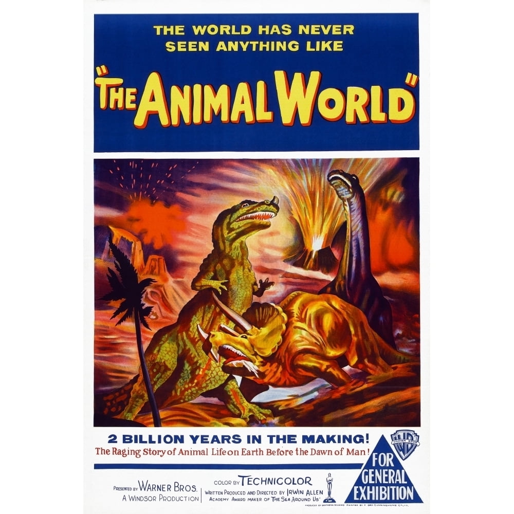 The Animal World Us Poster Art 1956 Movie Poster Masterprint (11 x 17 ...