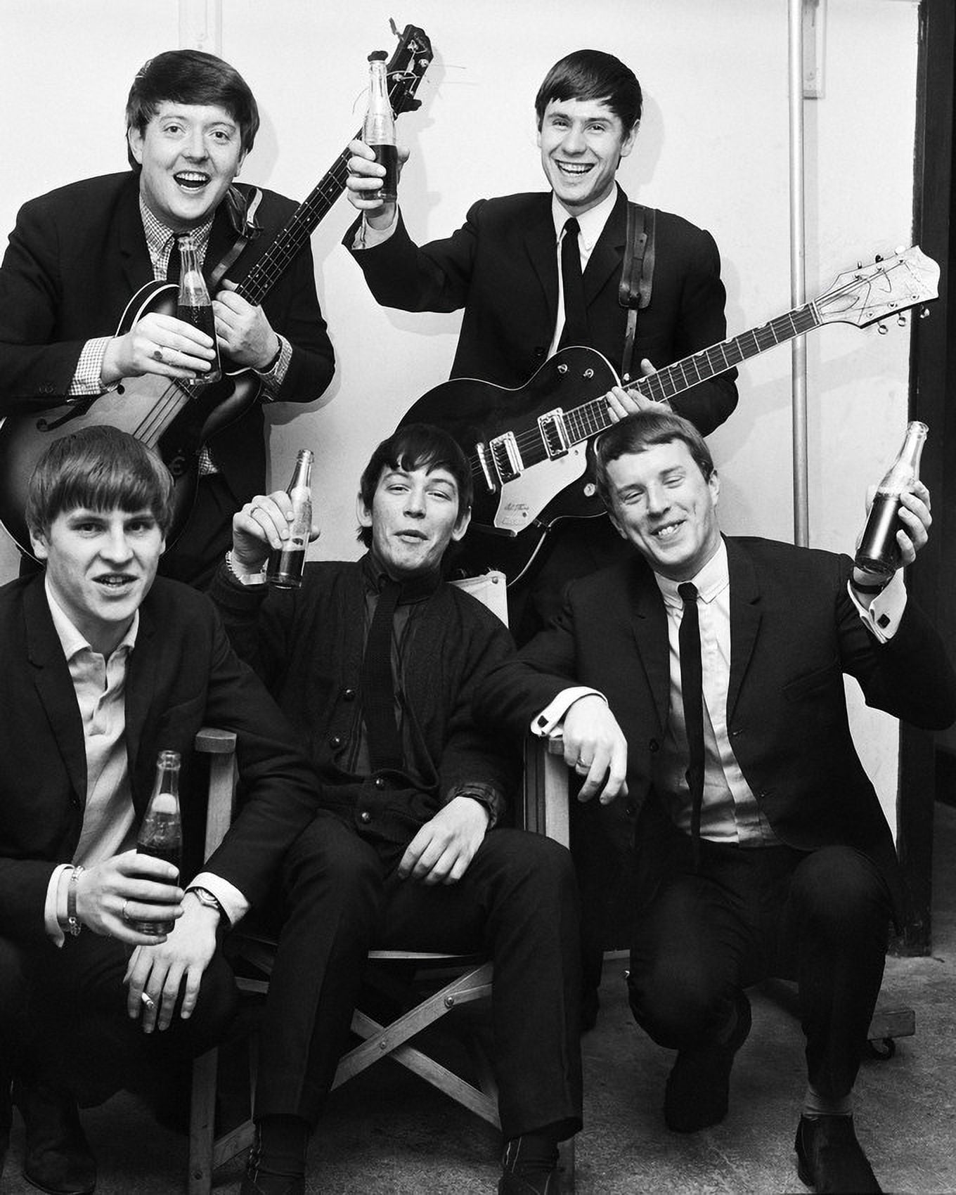 The Animals Eric Burdon Alan Price Group Drinking Beer 24x36 Classic ...