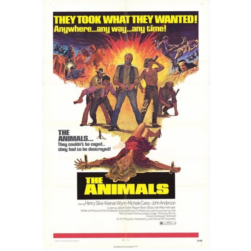 The Animals Movie Poster Print (27 x 40) - Walmart.com