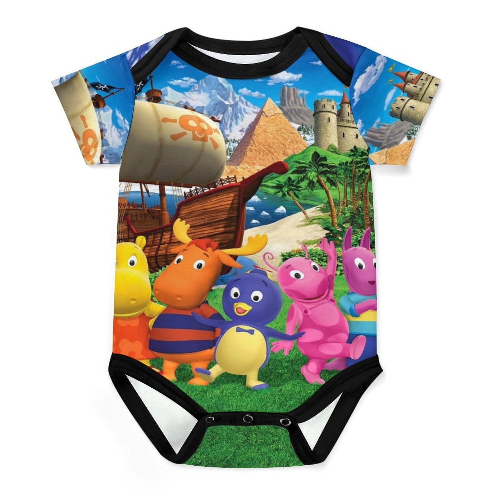 The Anime Backyardigans Baby Boy Girl Short Sleeve Romper Clothes ...