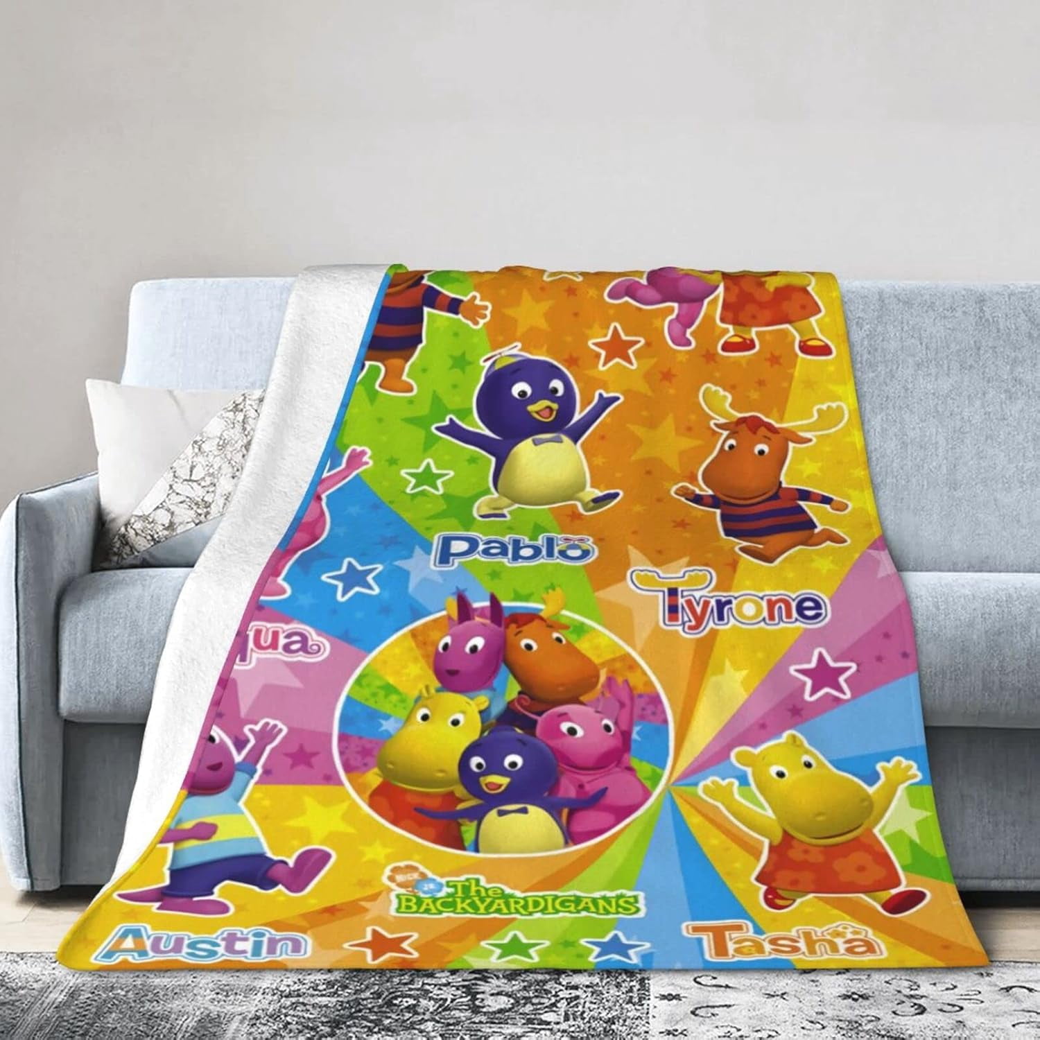 The Anime Backyardigans Blanket Throw Blankets Ultra Soft Flannel ...