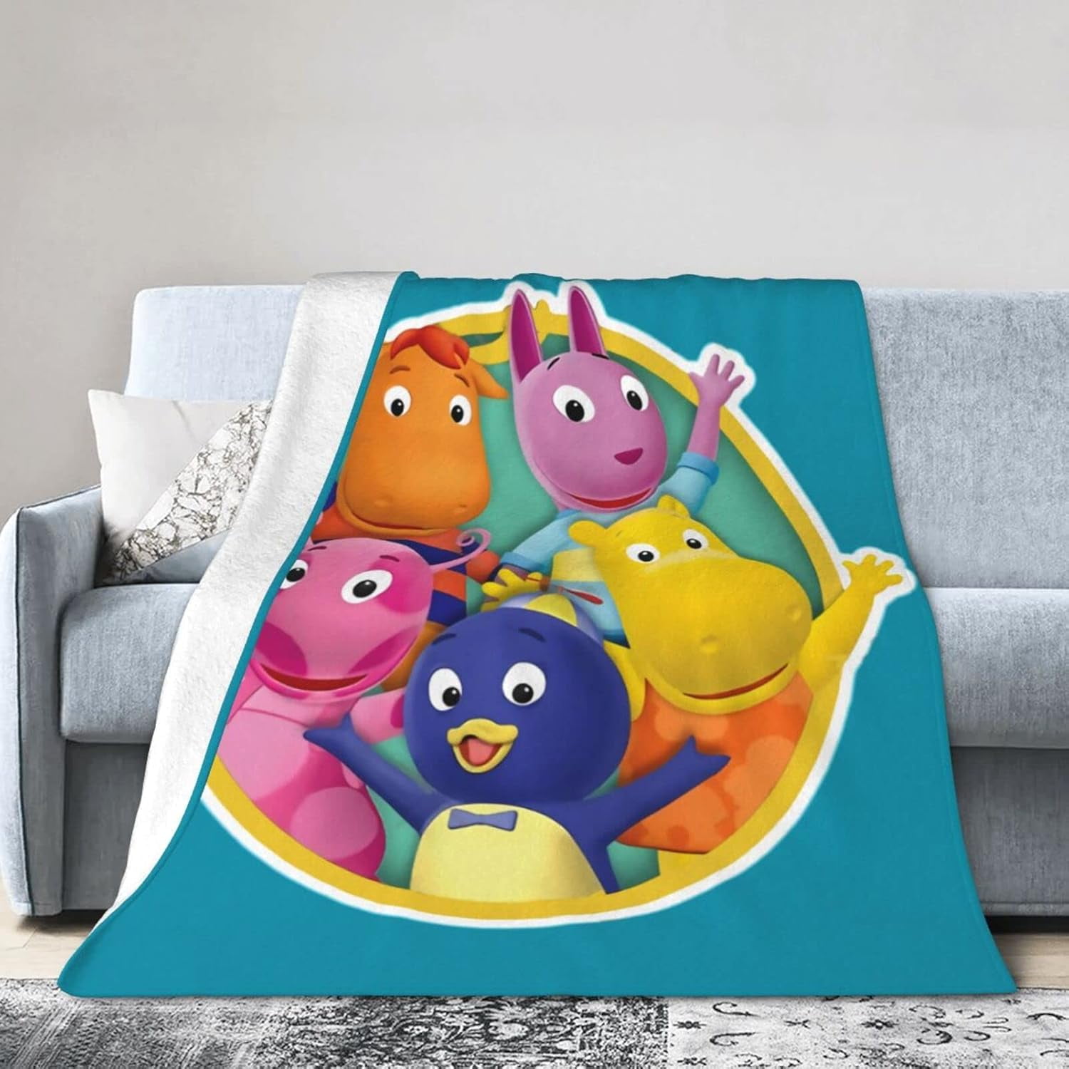 The Anime Backyardigans Blanket Throw Blankets Ultra Soft Flannel ...