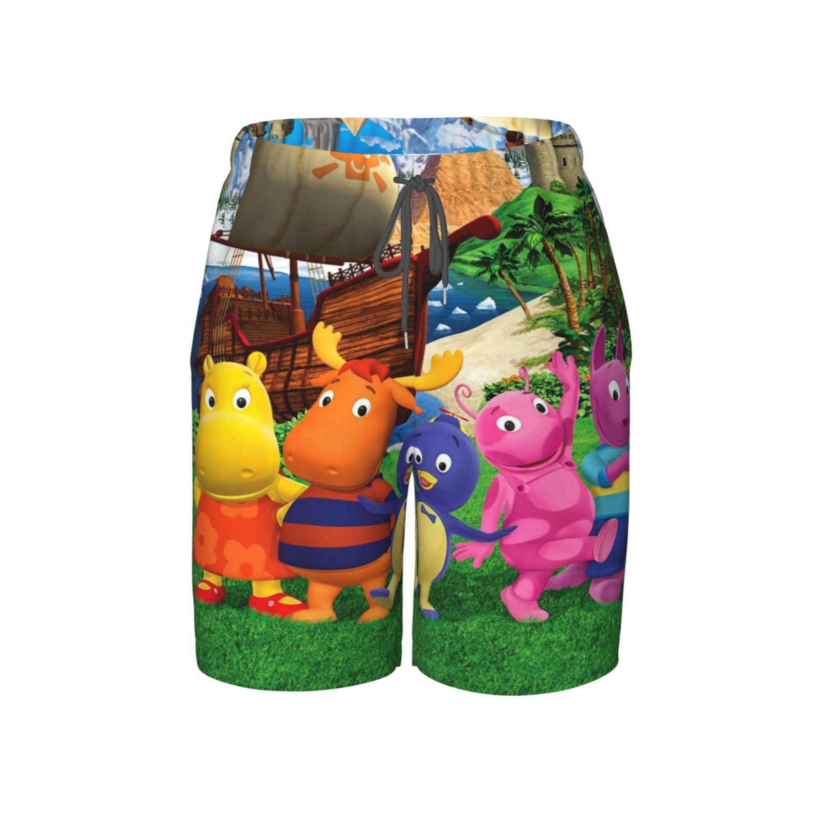 The Anime Backyardigans Boy'S Swim Trunks Quick Dry Board Shorts Kids ...