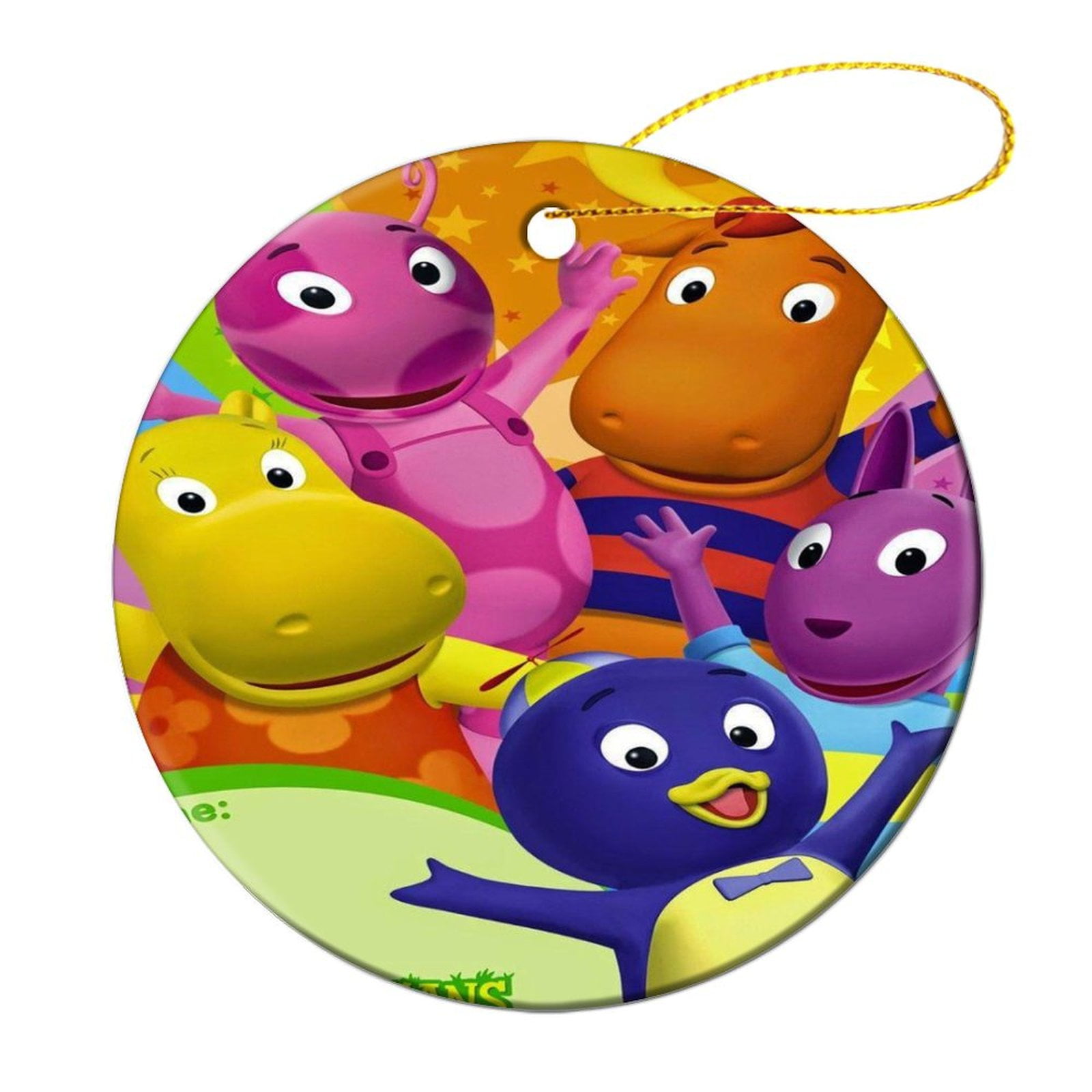 The Anime Backyardigans Christmas Ornament - Christmas Round Ceramic ...
