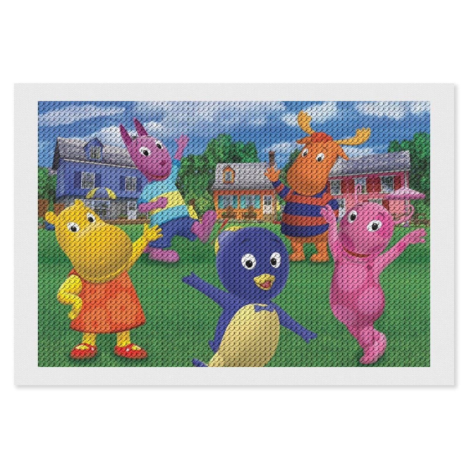 The Anime Backyardigans Diamond Art Painting for Adult, DIY Full Round ...