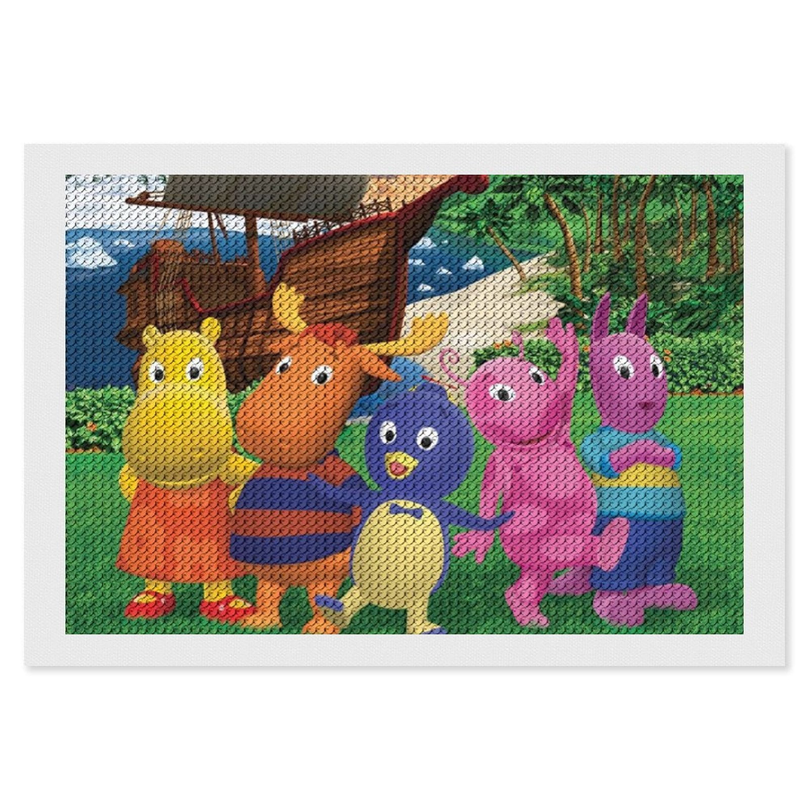 The Anime Backyardigans Diamond Art Painting for Adult, DIY Full Round ...