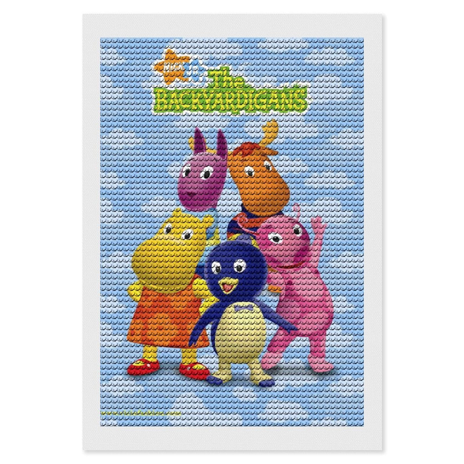 The Anime Backyardigans Diamond Art Painting for Adult, DIY Full Round ...