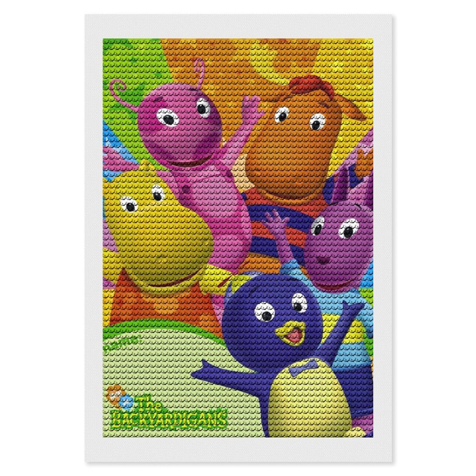 The Anime Backyardigans Diamond Art Painting for Adult, DIY Full Round ...