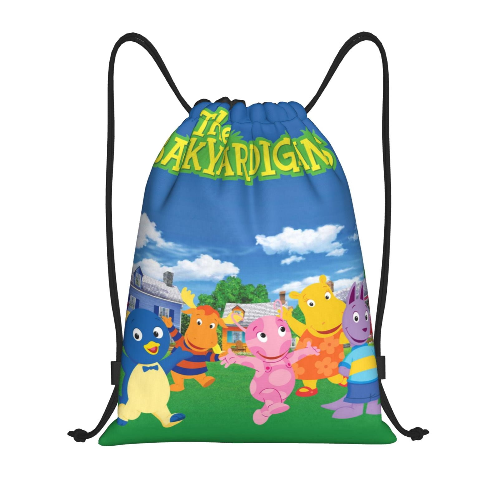The Anime Backyardigans Drawstring Backpack Sports Gym Sackpack Water ...