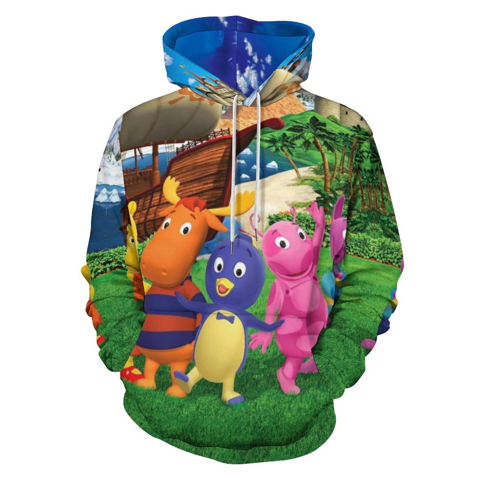 The Anime Backyardigans Hoodie 3D Print Pullover Hooded Long Sleeve ...