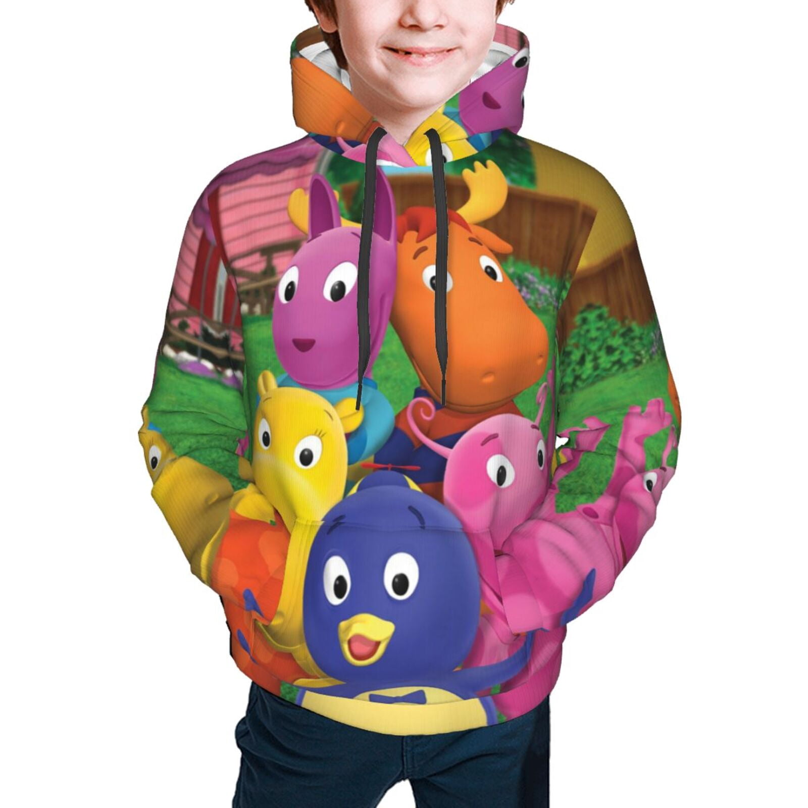 The Anime Backyardigans Kids Hoodie 3D Print Pullover Hooded Long ...