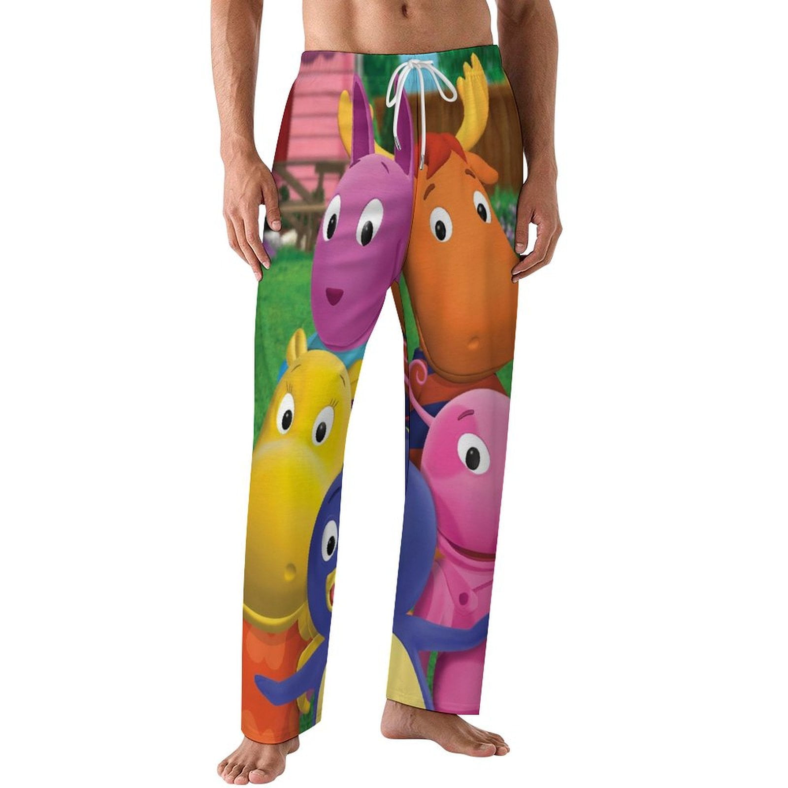 The Anime Backyardigans Men Pajama Pants Bottoms Lounge Pants Elastic ...