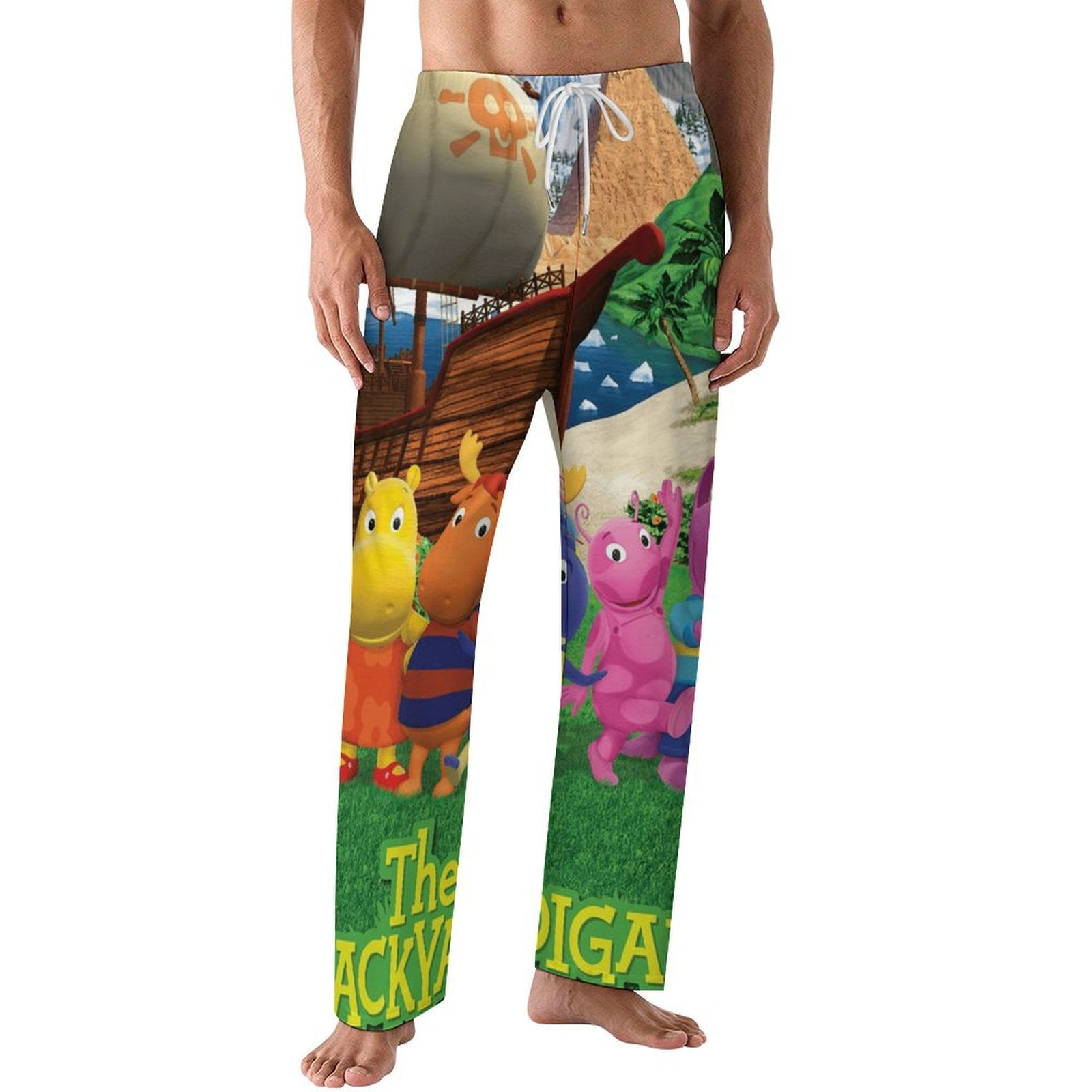 The Anime Backyardigans Men Pajama Pants Bottoms Lounge Pants Elastic ...
